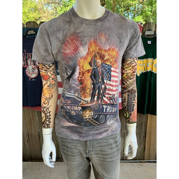 The Mountain | Shirts | Vintage Y2k The Mountain Tie Dye Trump On A ...